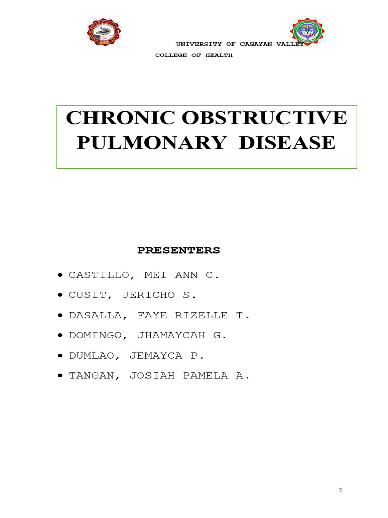 CASE-STUDY-COPD 5 | PDF | Lung | Exhalation
