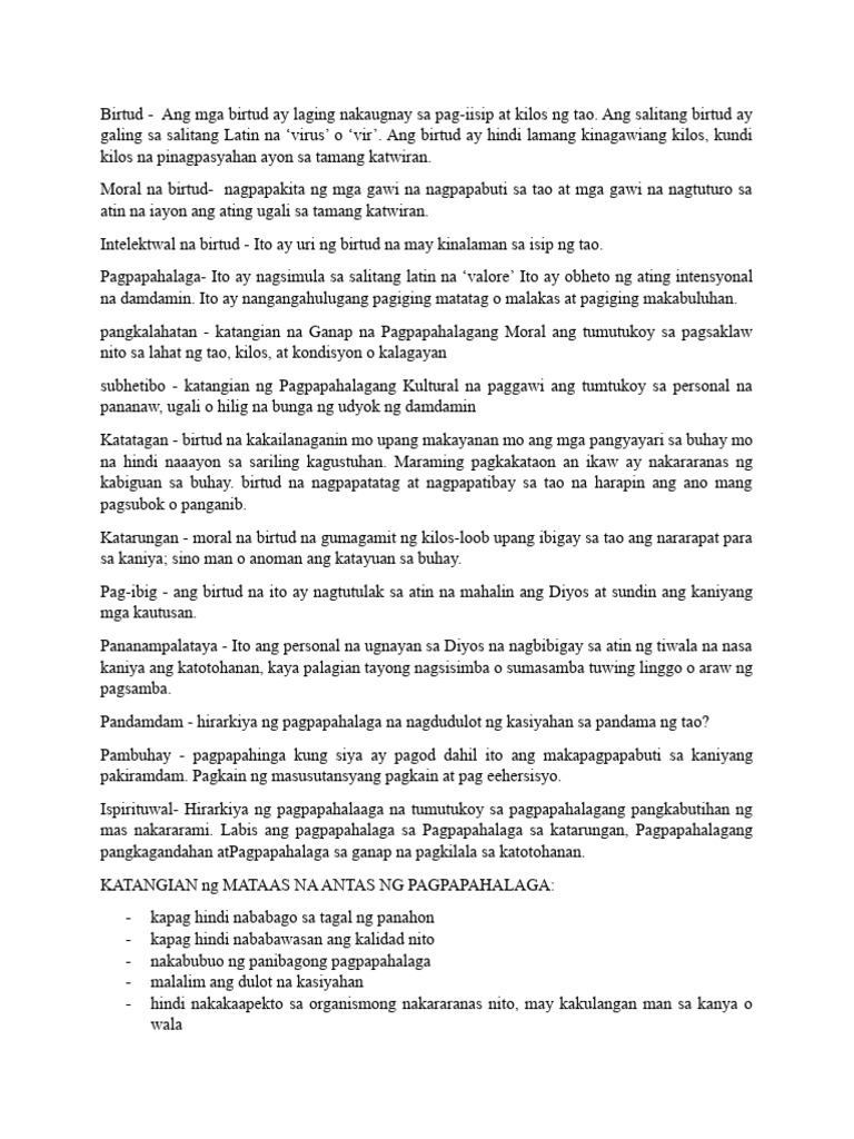 ESP 7 Q3 Reviewer | PDF