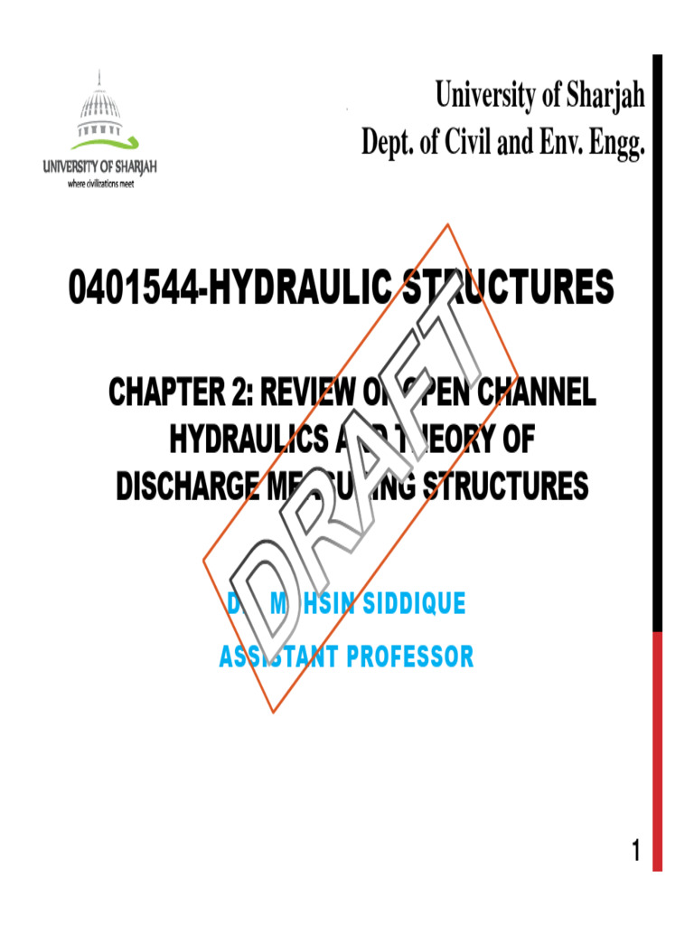 Open Channel Hydraulics Guide | PDF
