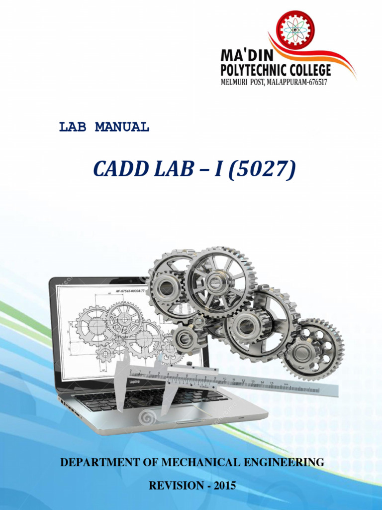 5027 CADD LAB I | PDF | Computer Aided Design | Auto Cad