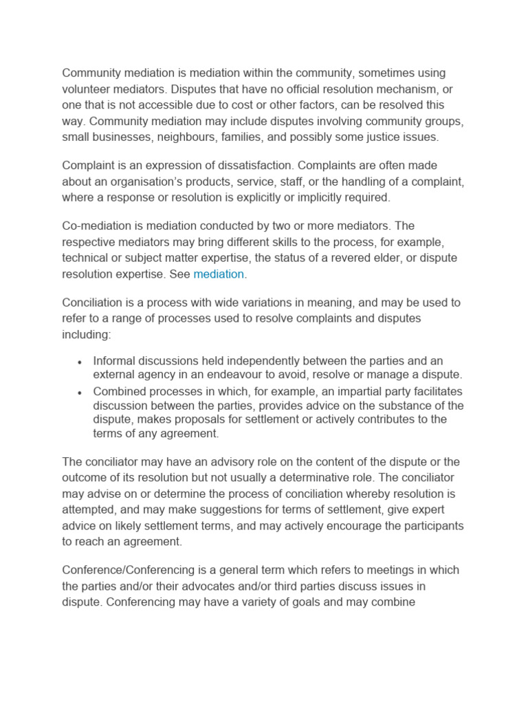 polo | PDF | Mediation | Dispute Resolution