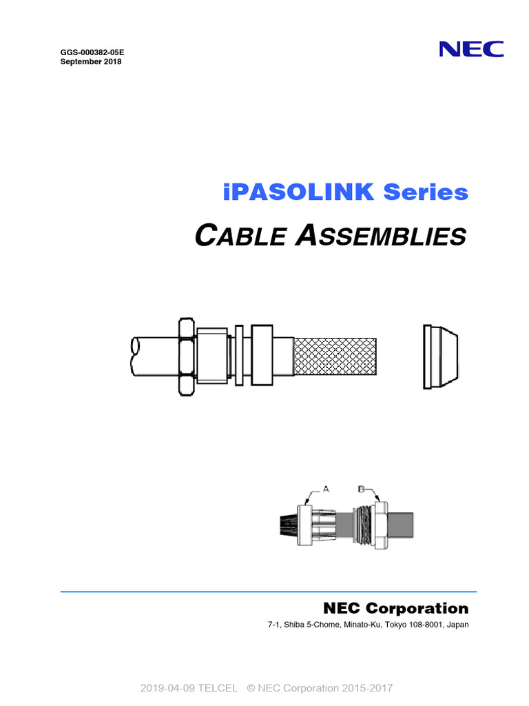 Ipaso VR A4 GGS-000382-05E cables-SS1901 | PDF | Electrical Connector ...