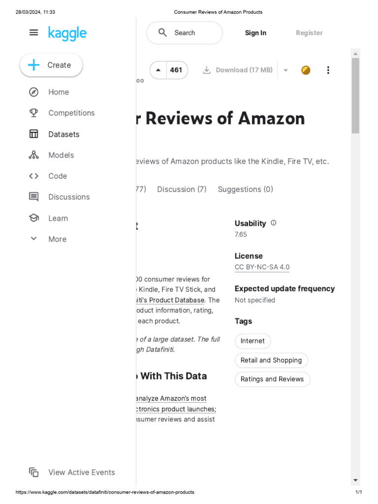 Amazon Product Review Insights | PDF | Amazon Kindle | Data