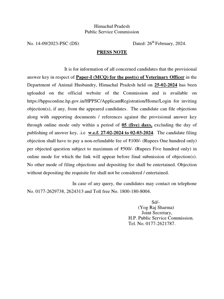 Press Note | PDF