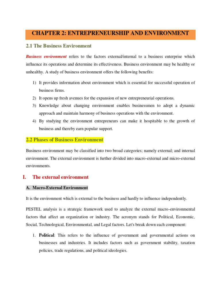 Entrepreneurship CHAPTER 2 | PDF | Entrepreneurship | Leadership