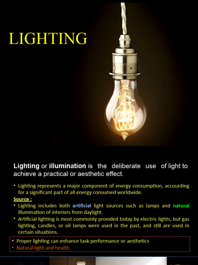 Understanding Lighting: Types and Methods | PDF