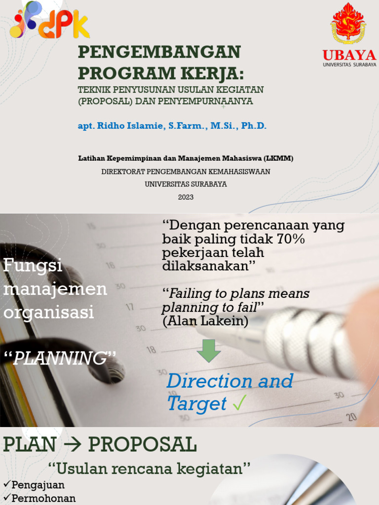 Materi 5 - Pengembangan Program Kerja | PDF