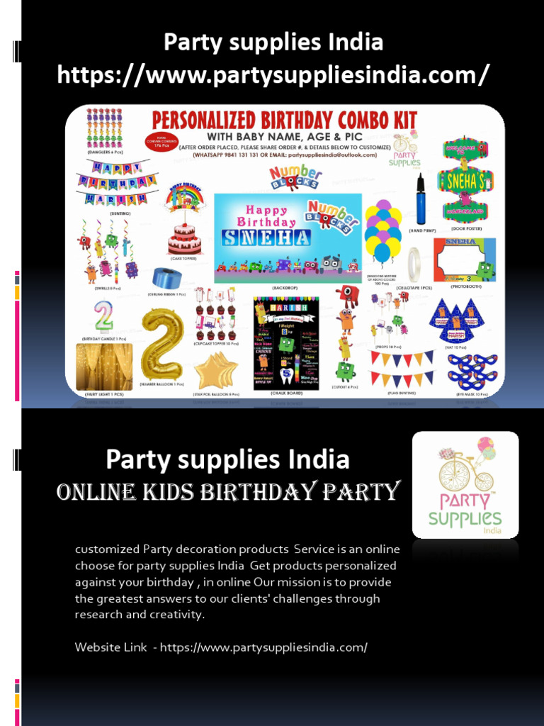 Online Kids Birthday Party | PDF