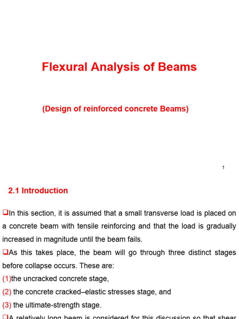 Flexural Analysis of Singly Reinforced Beams | PDF | Bending | Beam (Structure)