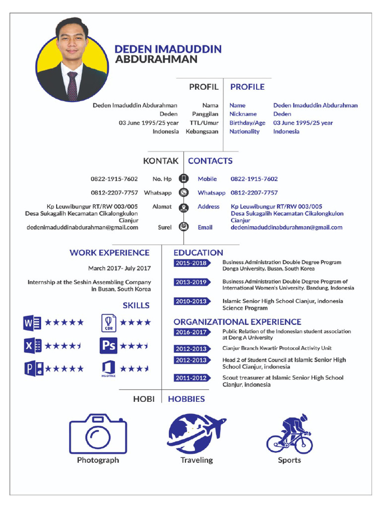 Deden File (Cv, Ijazah, Transkrip) | PDF