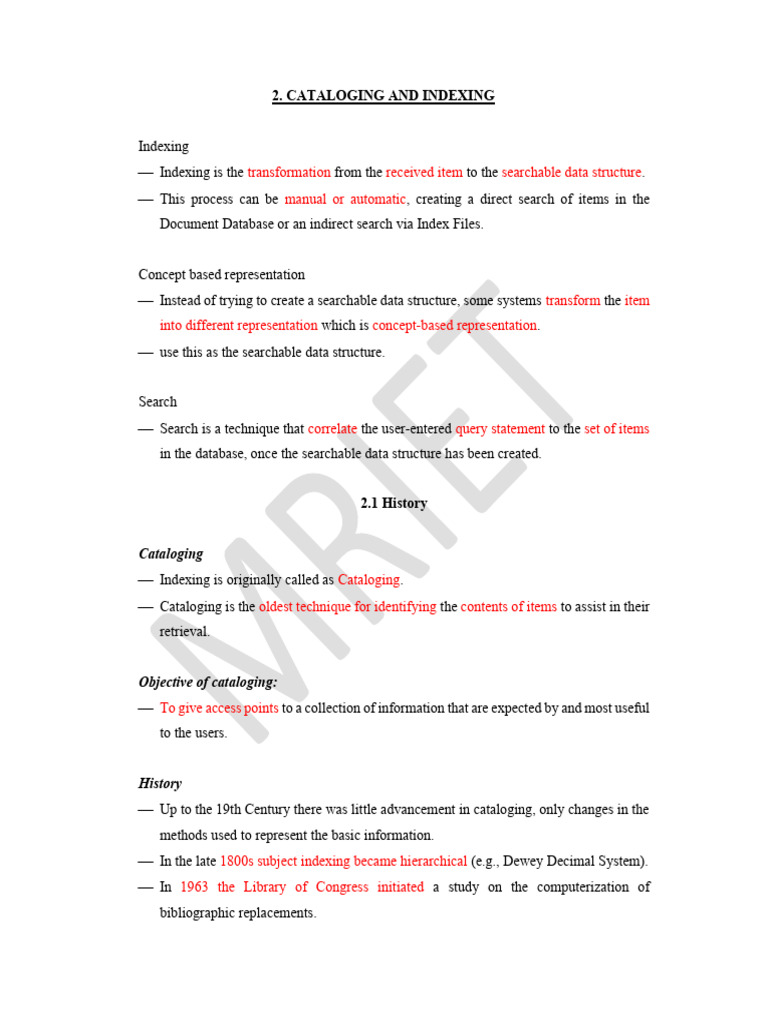 IRS Unit-2 | PDF | Search Engine Indexing | Hyperlink