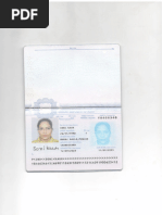 Passport Front Page | PDF