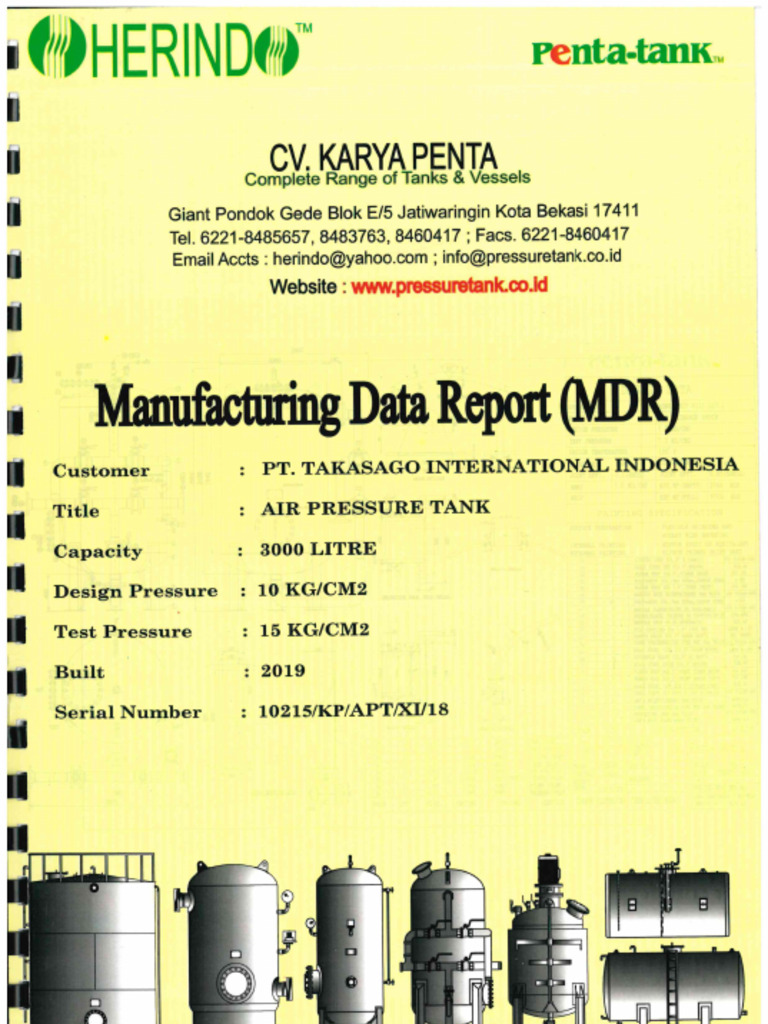 Sample Manufacturing Data Record | PDF