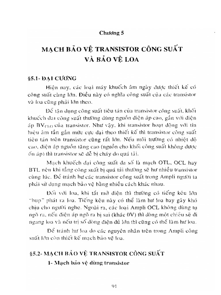 Ampli Công Suất Dùng Transistor Và IC 02 | PDF