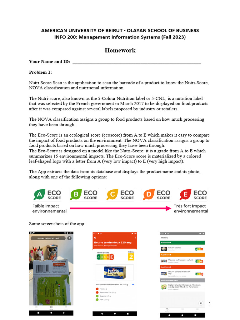 Assignment1_Fall2023 | PDF | Computing