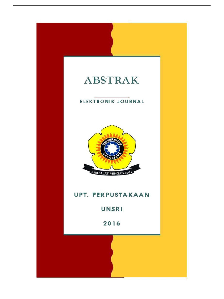 Abstrak E-Journal Unsri | PDF | Prosthesis | Statistics