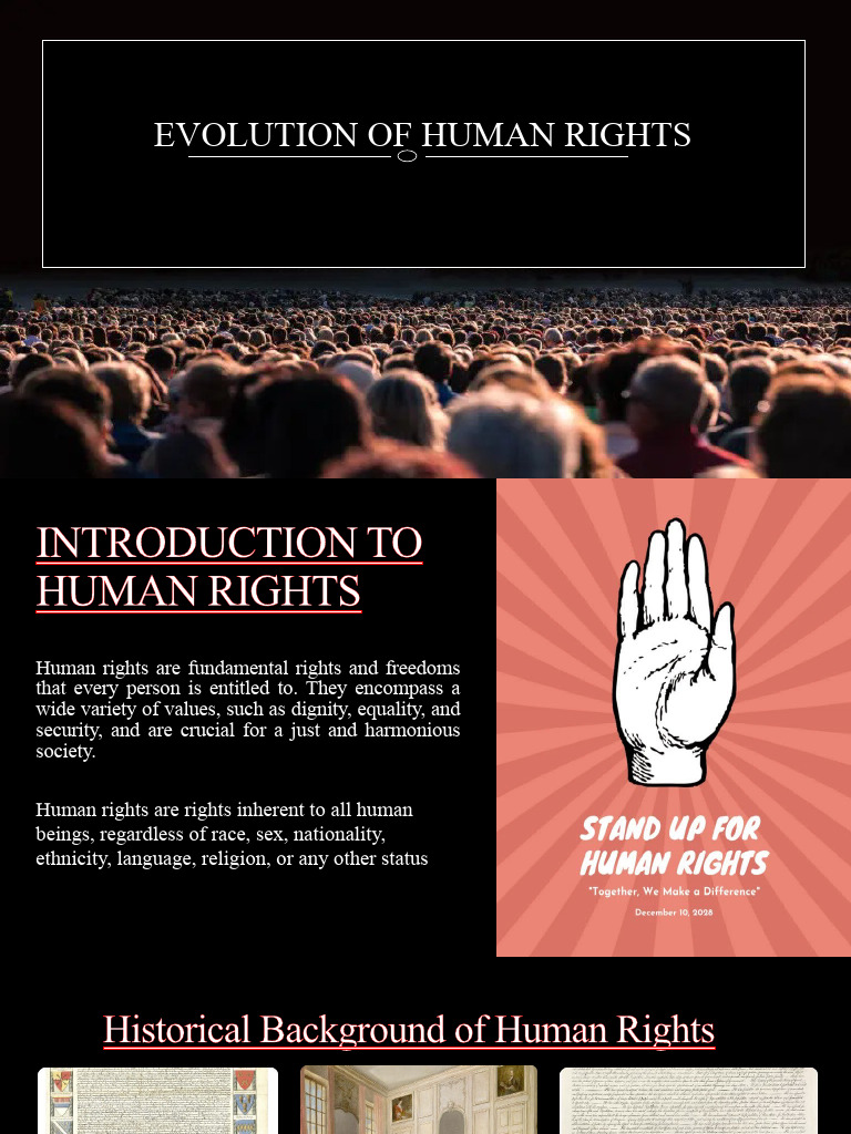 Introduction To Human Rights | PDF | Human Rights | Rights