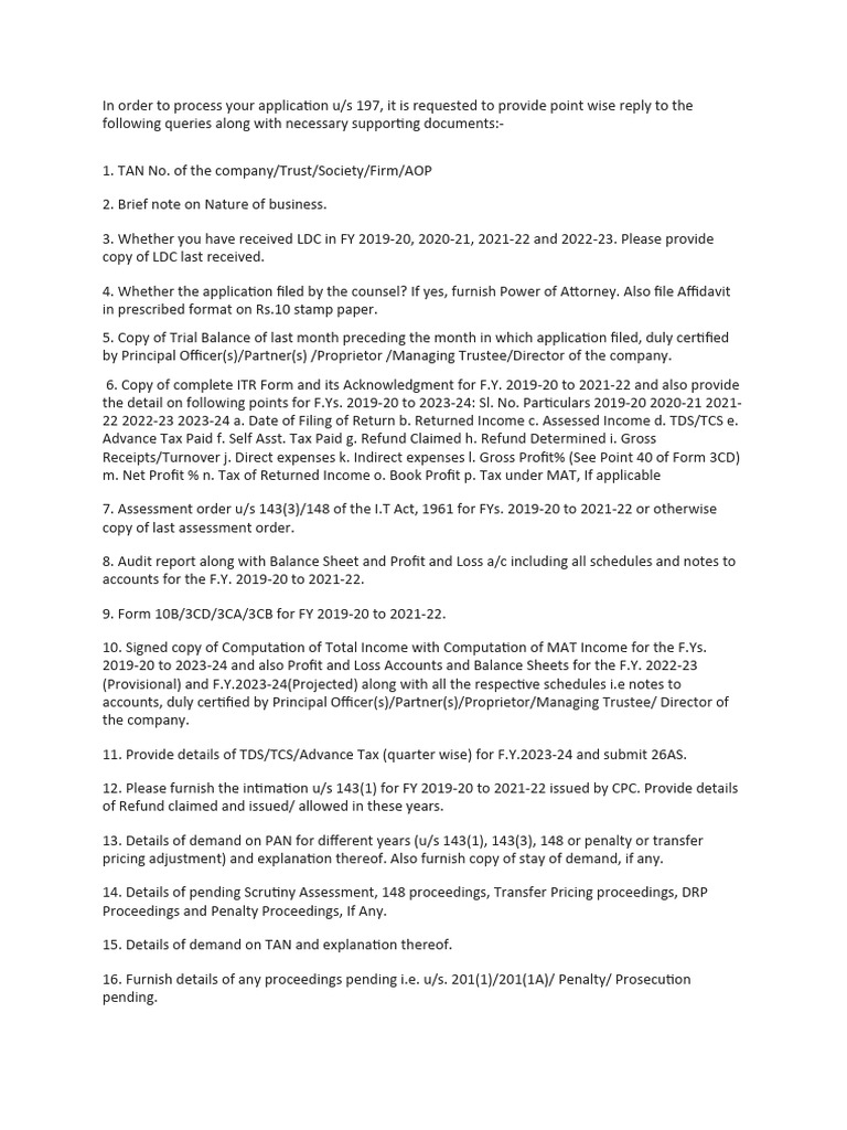 Qus - Lower TDS Deduction | PDF | Taxation | Payments