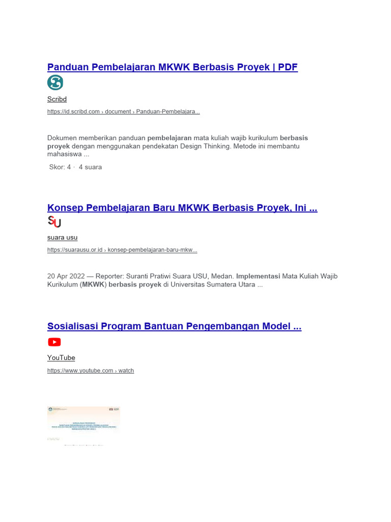 Panduan Pembelajaran MK | PDF