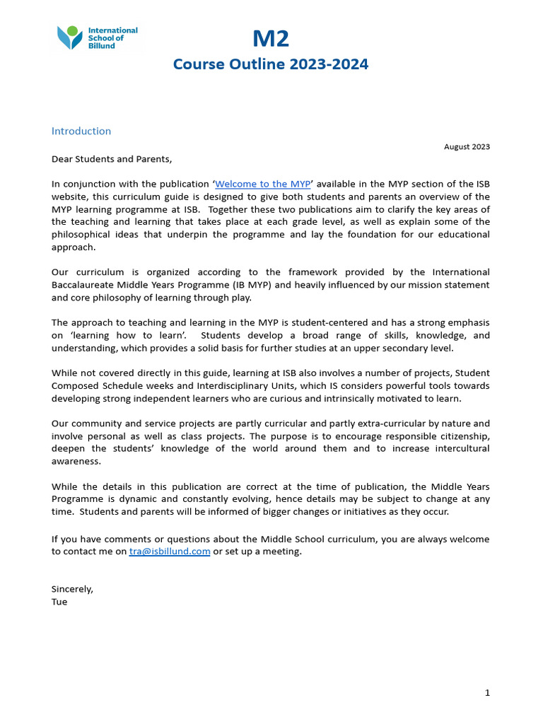 2023 M2 Curriculum Guide | PDF | Reading Comprehension | Area