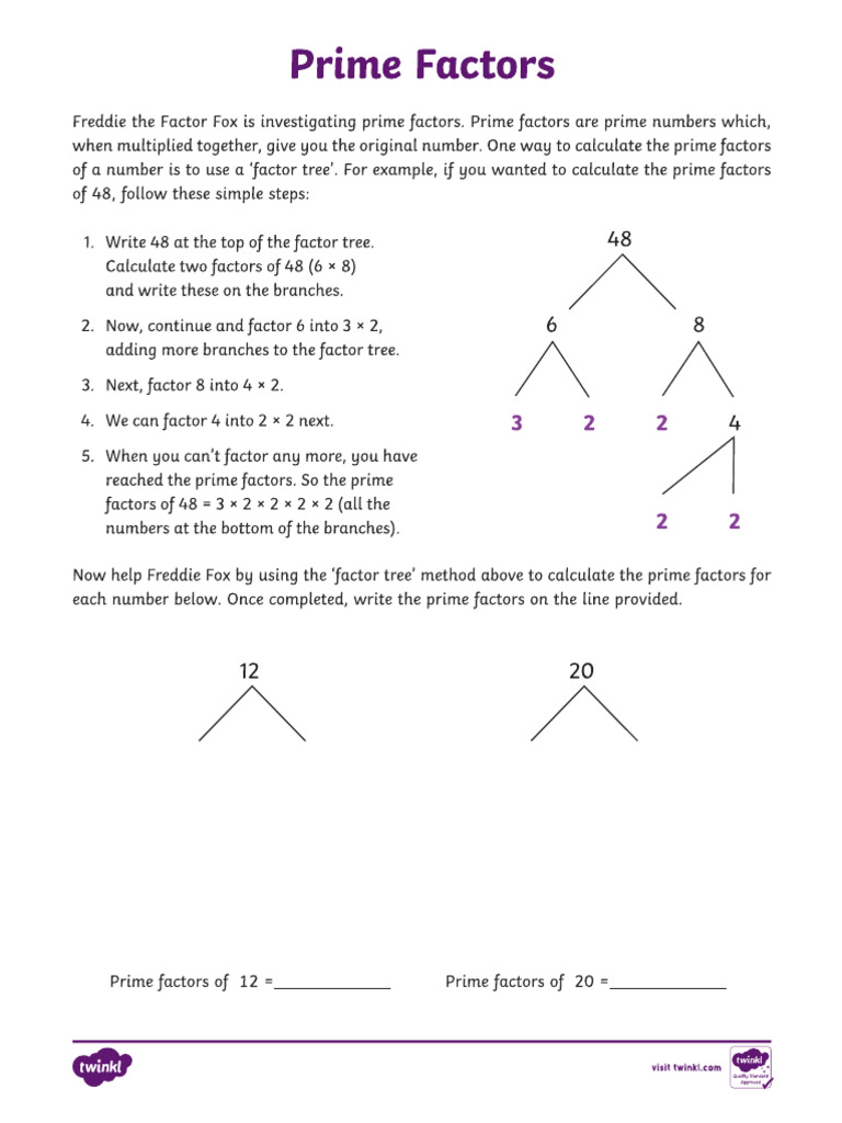 Prime Factors | PDF