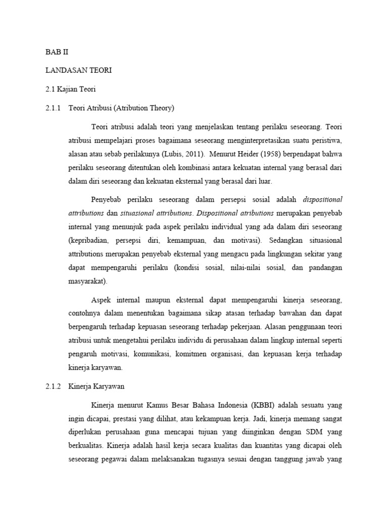 Proposal Skripsi Nurul Bab 2 | PDF