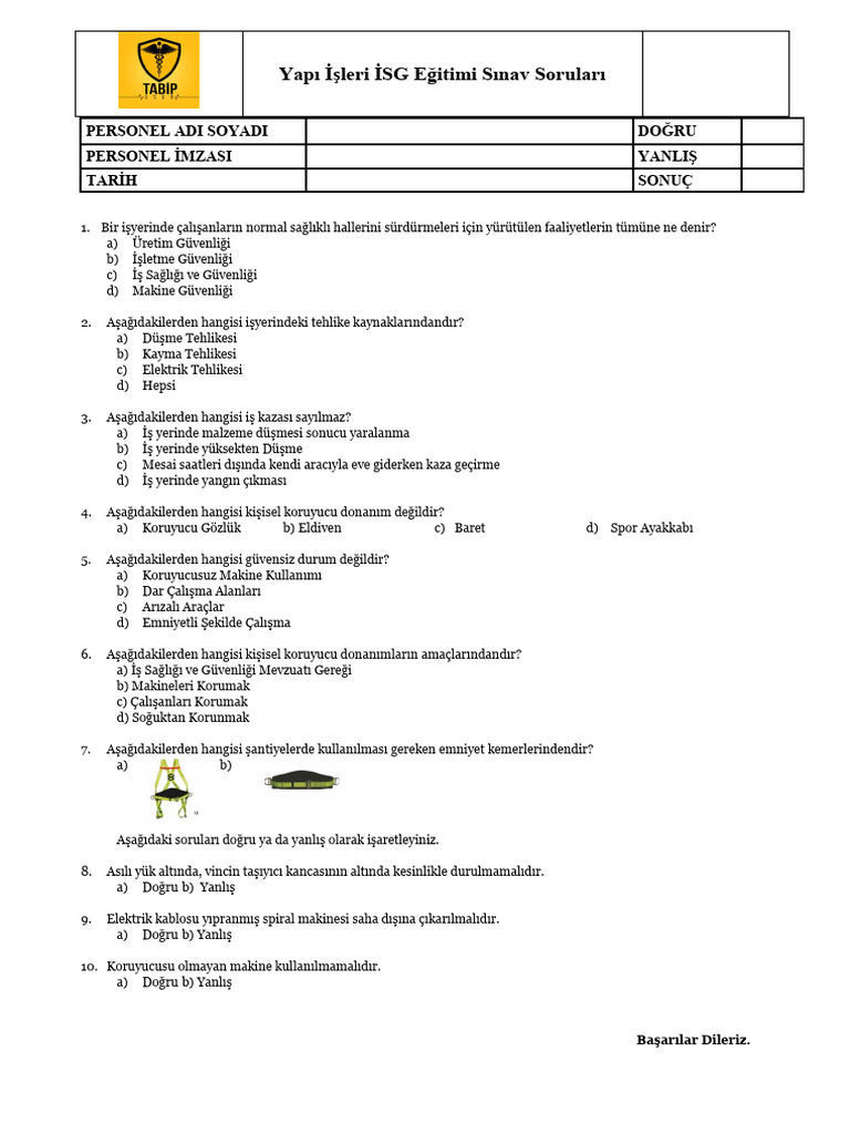 Yapi İşleri̇ Soru | PDF