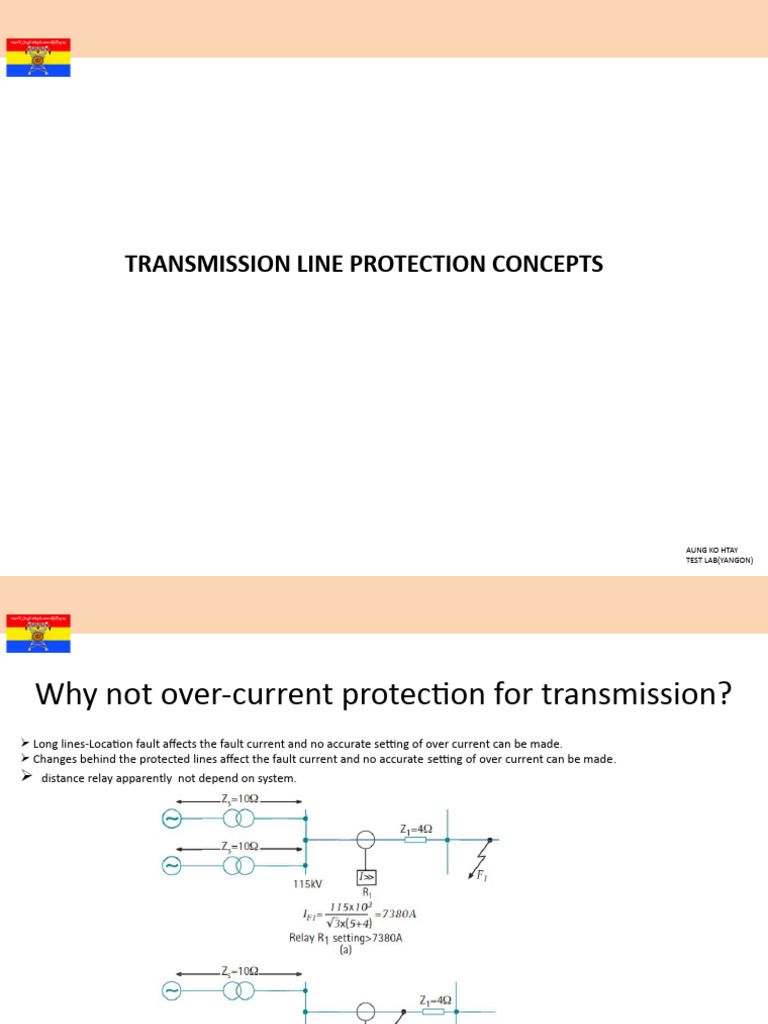 Transmission Line Protection Overview | PDF | Electrical Impedance ...