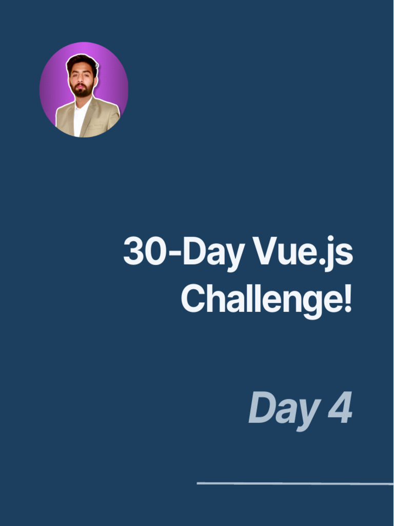 30-Day Vue - Js Challenge | PDF