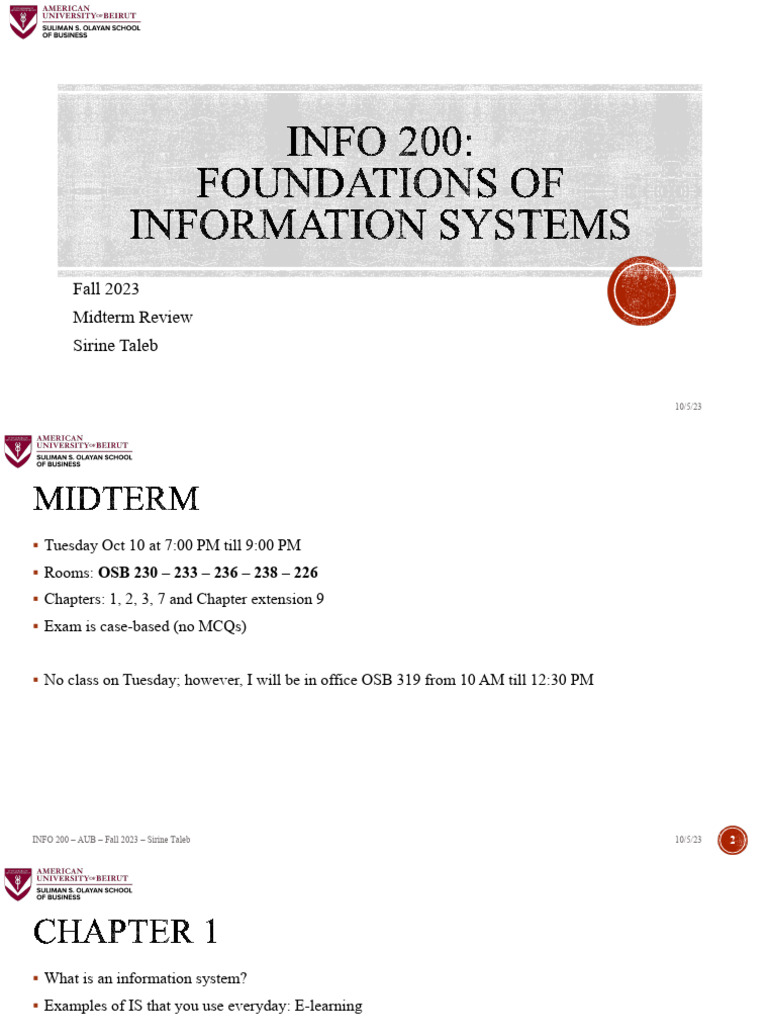 Midterm Review To Upload | PDF | Computers