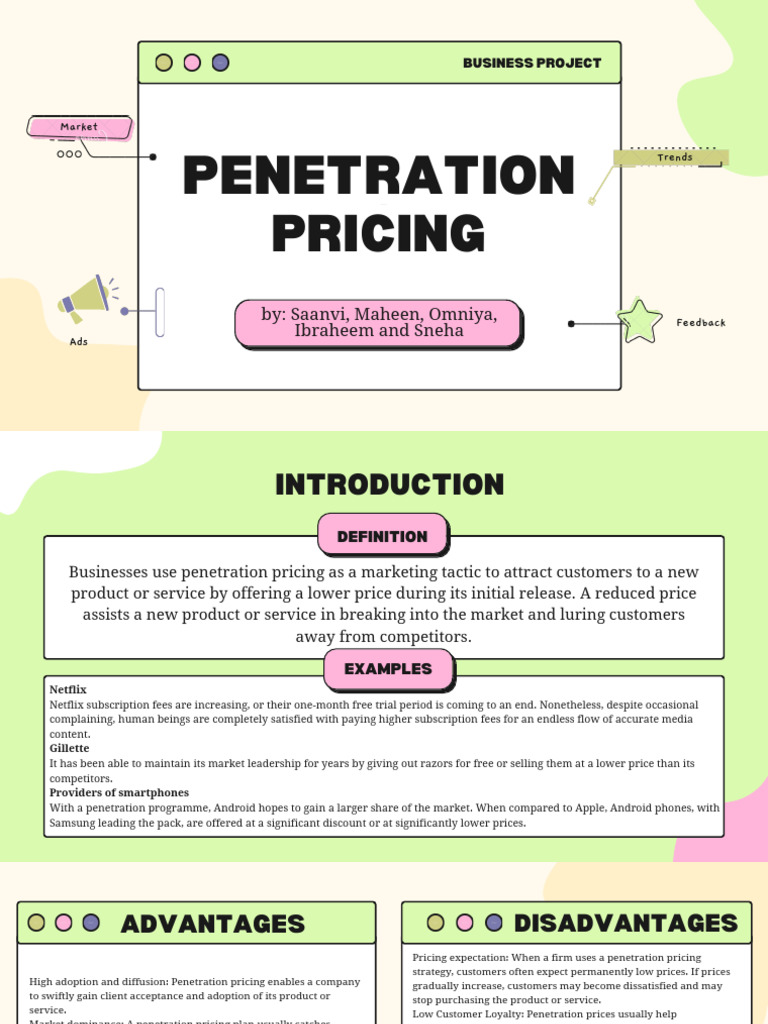 Penetration Pricing Strategy Guide | PDF | Pricing | Marketing