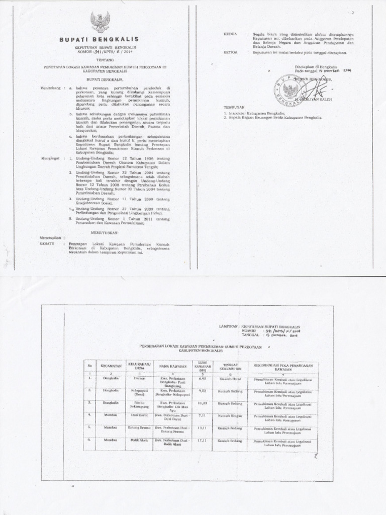 SK Kumuh Bengkalis 2014 | PDF