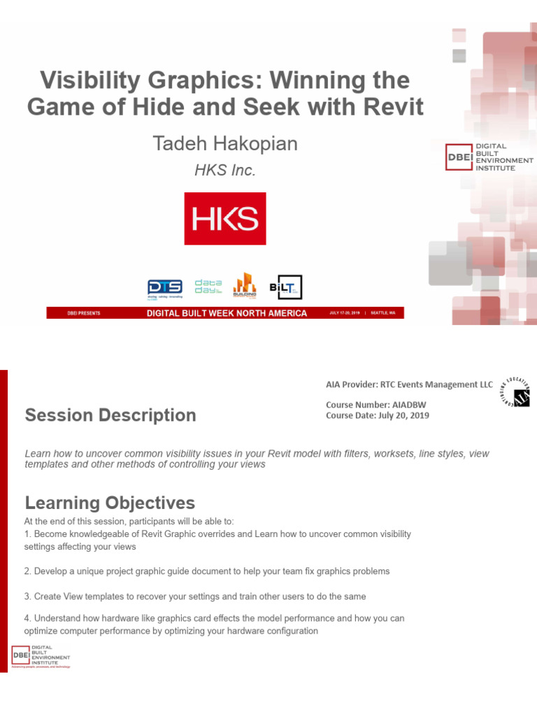 Visibility Graphics: Winning The Game of Hide and Seek With Revit | PDF | Autodesk Revit ...