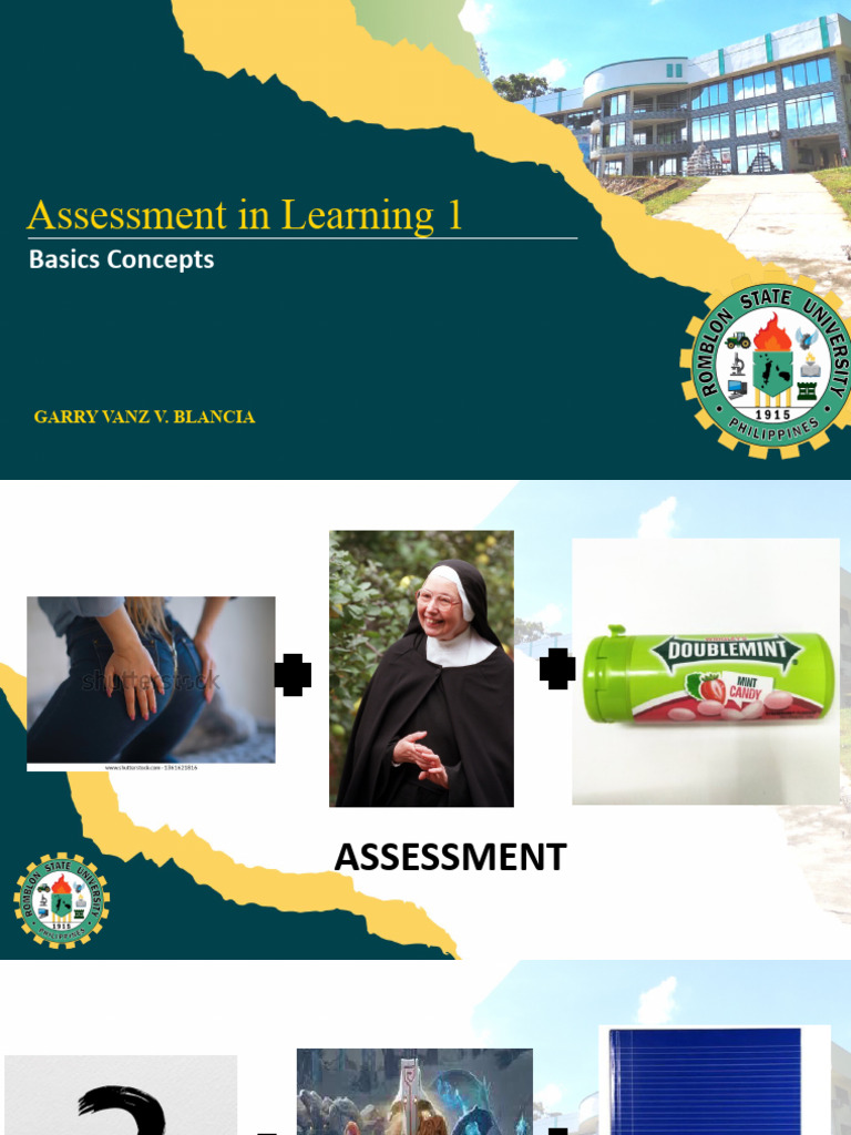 Assessment in Learning1 1 | PDF | Educational Assessment | Teachers
