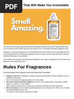 Descriptive Words For Scents-List of Smell Adjectives | PDF | Odor ...