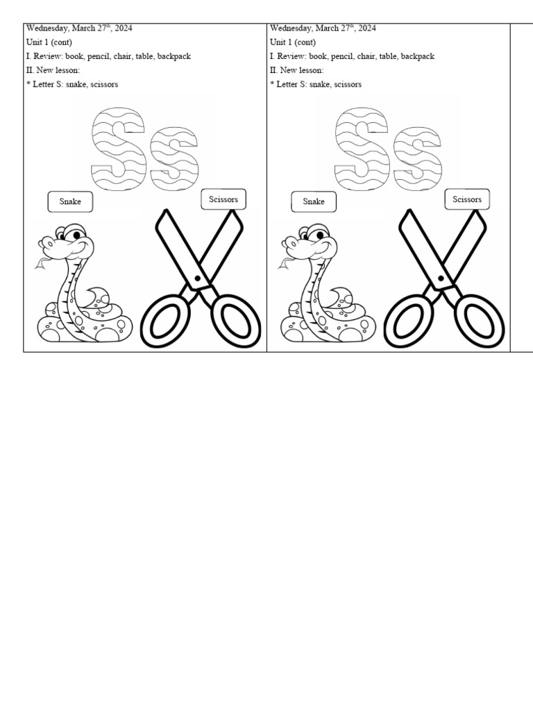 o1 s snake, scissors | PDF