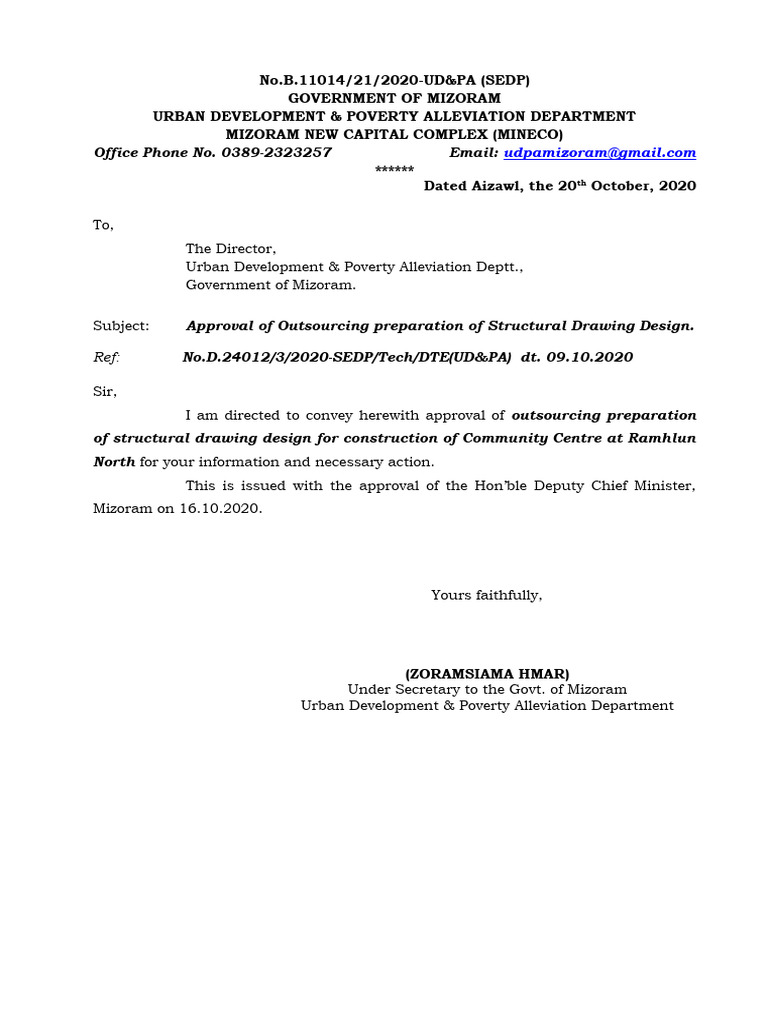 Mizoram Urban Development Approvals | PDF | Economies