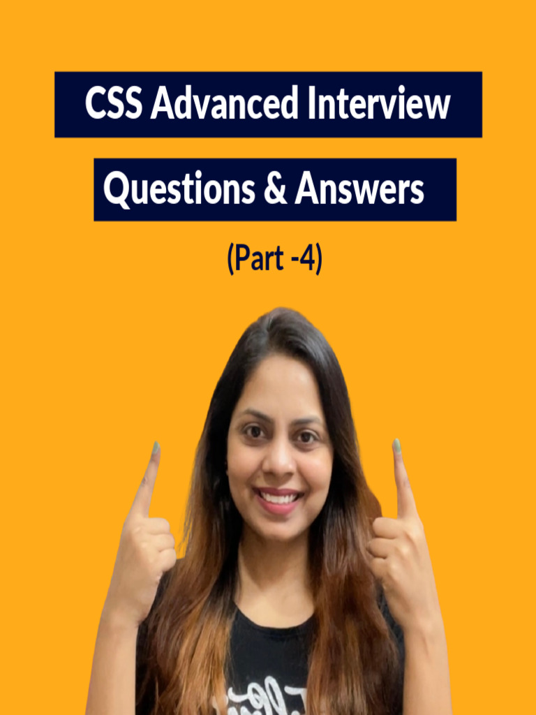 CSS Interview Qus. & Ans. Part 4 | PDF