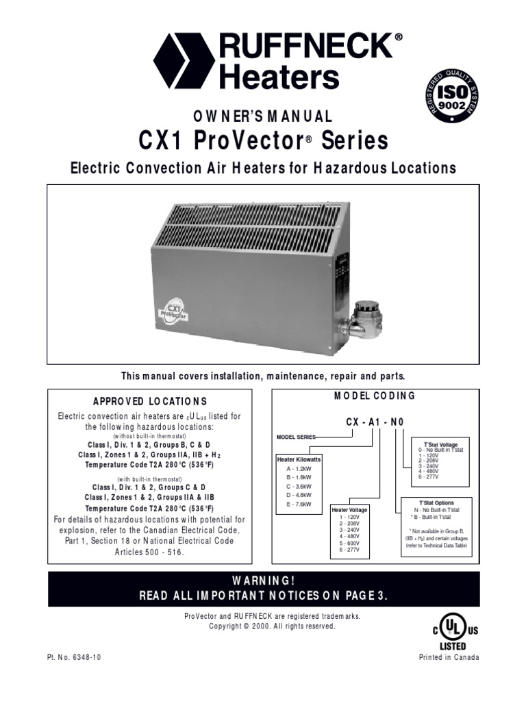 Cx1 Provector Series: Owner'S Manual | PDF