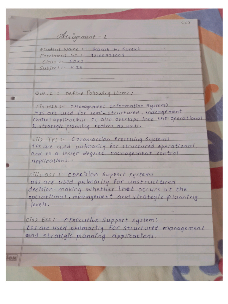 Assignment 2 Mis | PDF