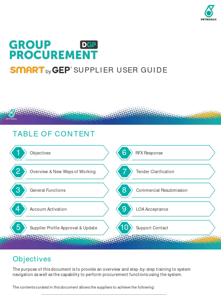SMART by GEP® Supplier User Guide - 0 | PDF | Procurement | Auction