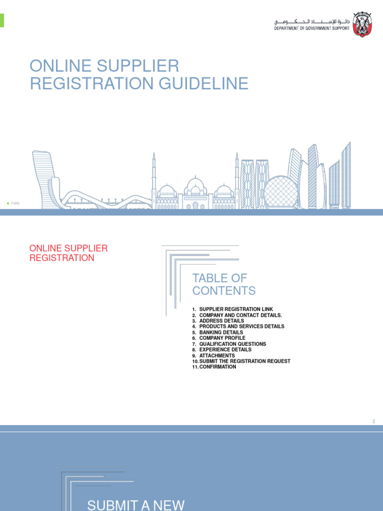 Supplier Registration Guide UAE | PDF | Small And Medium Sized Enterprises | Computing