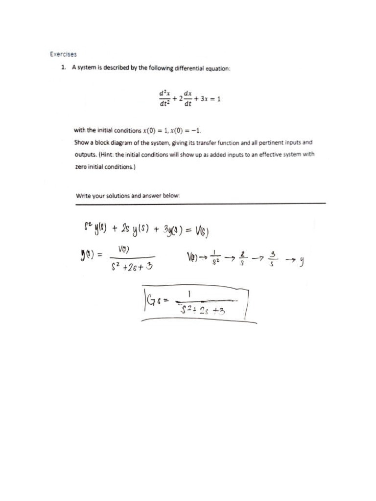 Control Engr PS1 | PDF