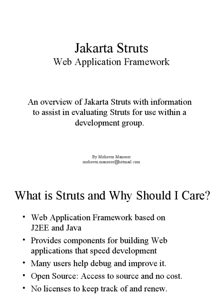 Struts | PDF | Java Server Pages | Model–View–Controller