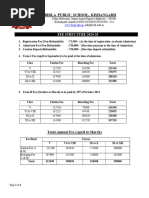 Harrow International School Bengaluru Fees | PDF | Fee | Payments