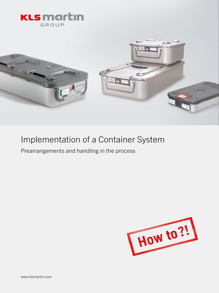 Implementing Container | PDF | Sterilization (Microbiology) | Verification And Validation