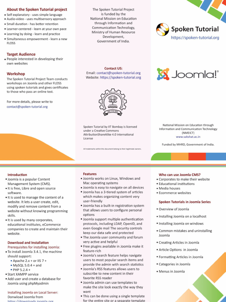 Joomla Brochure English | PDF