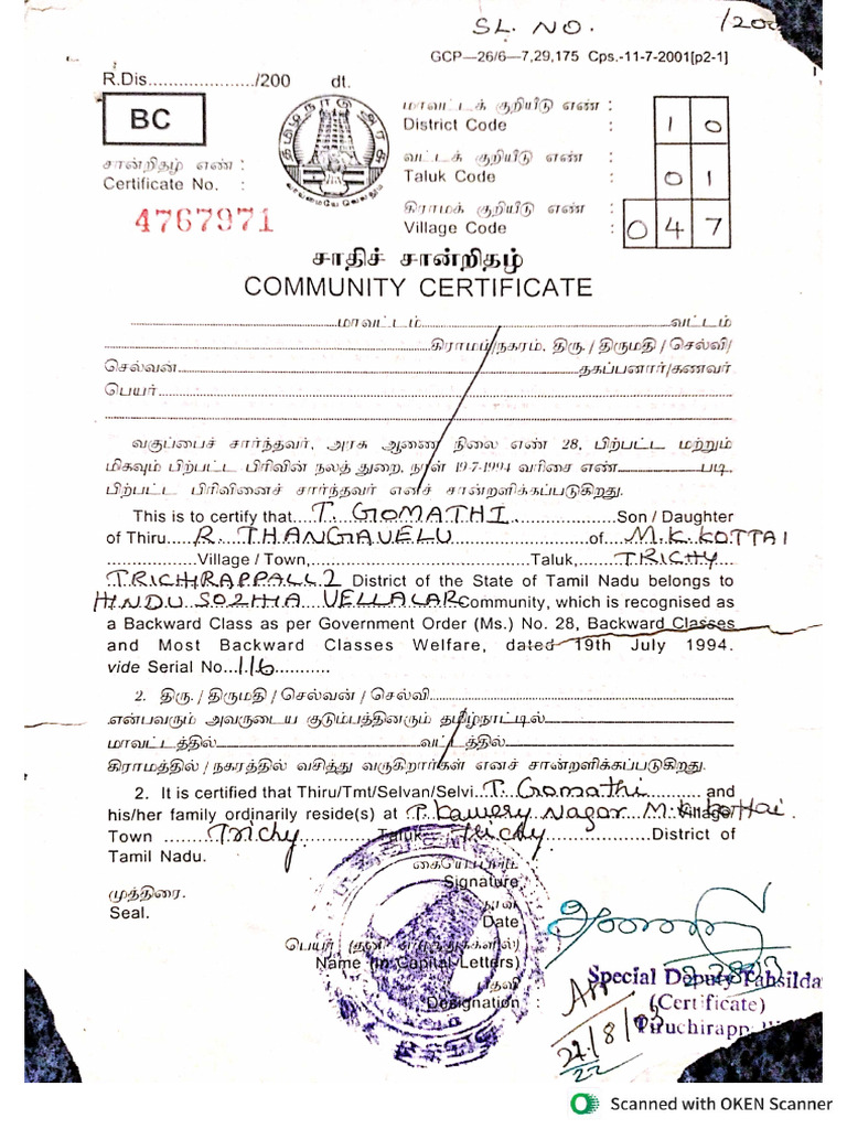 Community Certificate | PDF