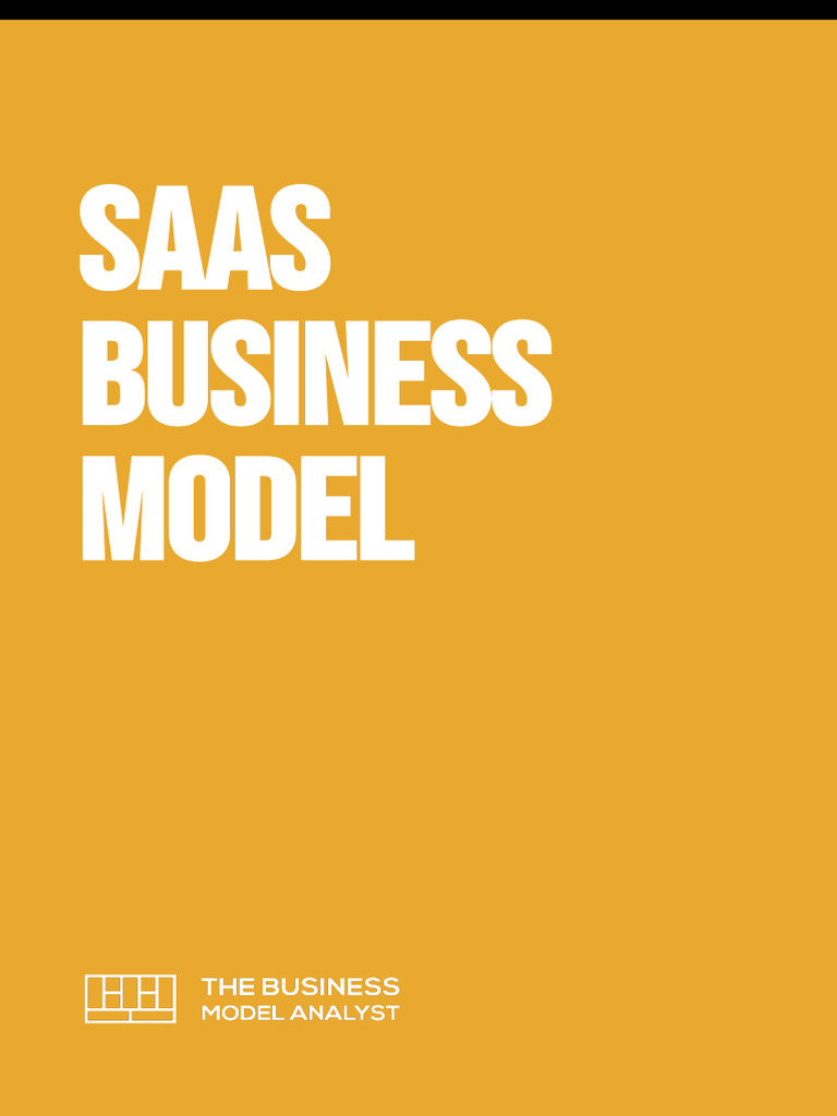 SaaS Business Model Canvas | PDF | Cloud Computing | Software As A Service