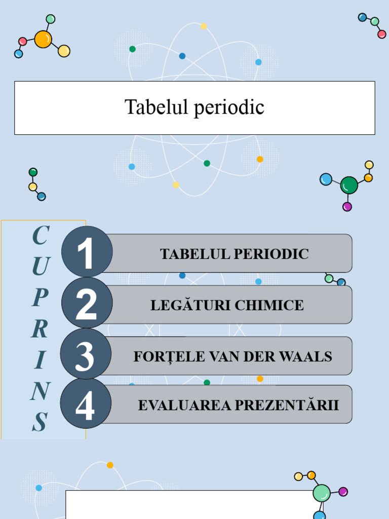 Tabelul Periodic Proiect | PDF